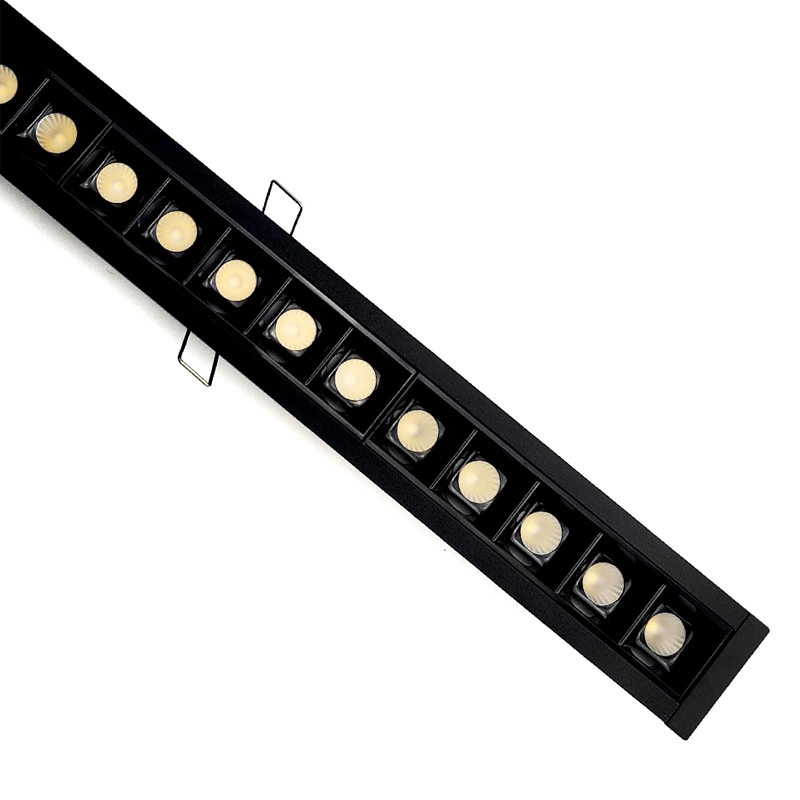 OEM Trimmed Recessed installation linear light fixture designed for ...